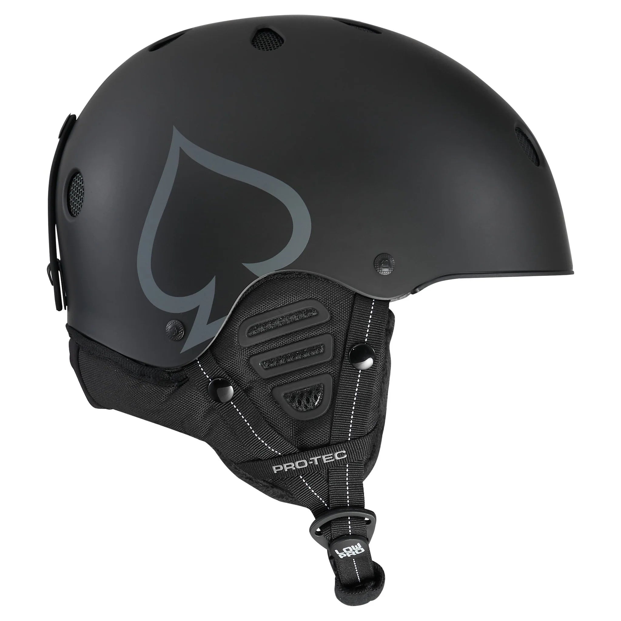 PRO TEC LOW PRO SNOW CERTIFIED HELMET - MATTE BLACK XL/XXL – www ...