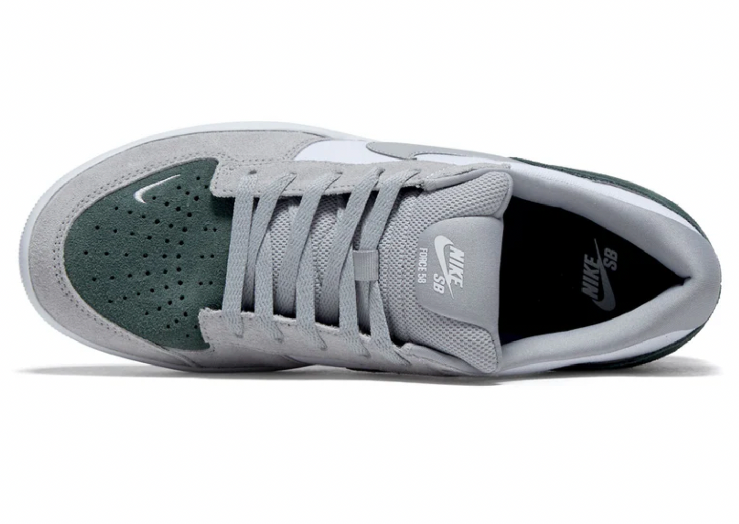 Nike SB Force 58 White/FLT Silver-Fir-White – www.skatersadvocate.com